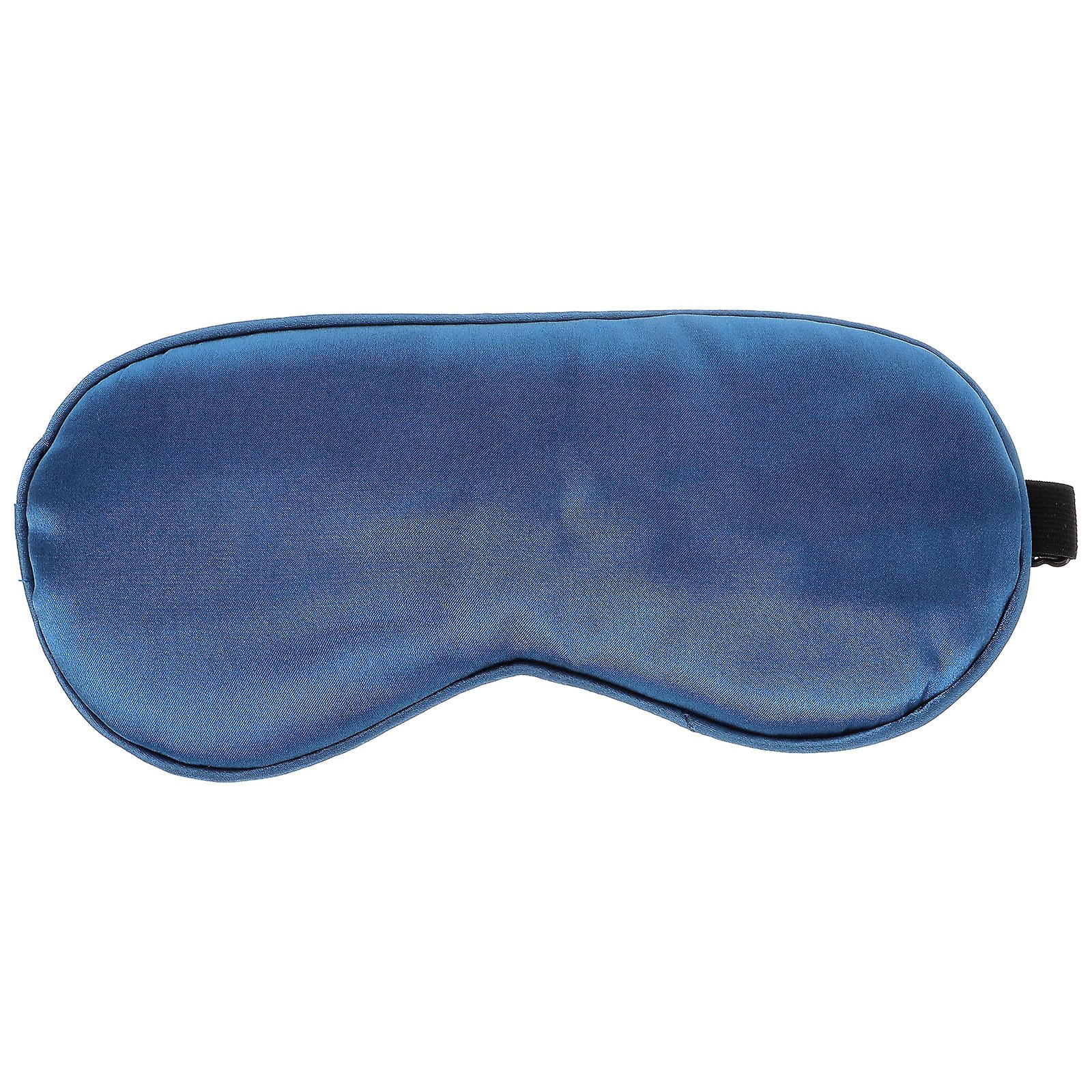 Silk Sleep Eye Mask Ventilated Eyeshade 3d Blindfold Adjustable Night ...