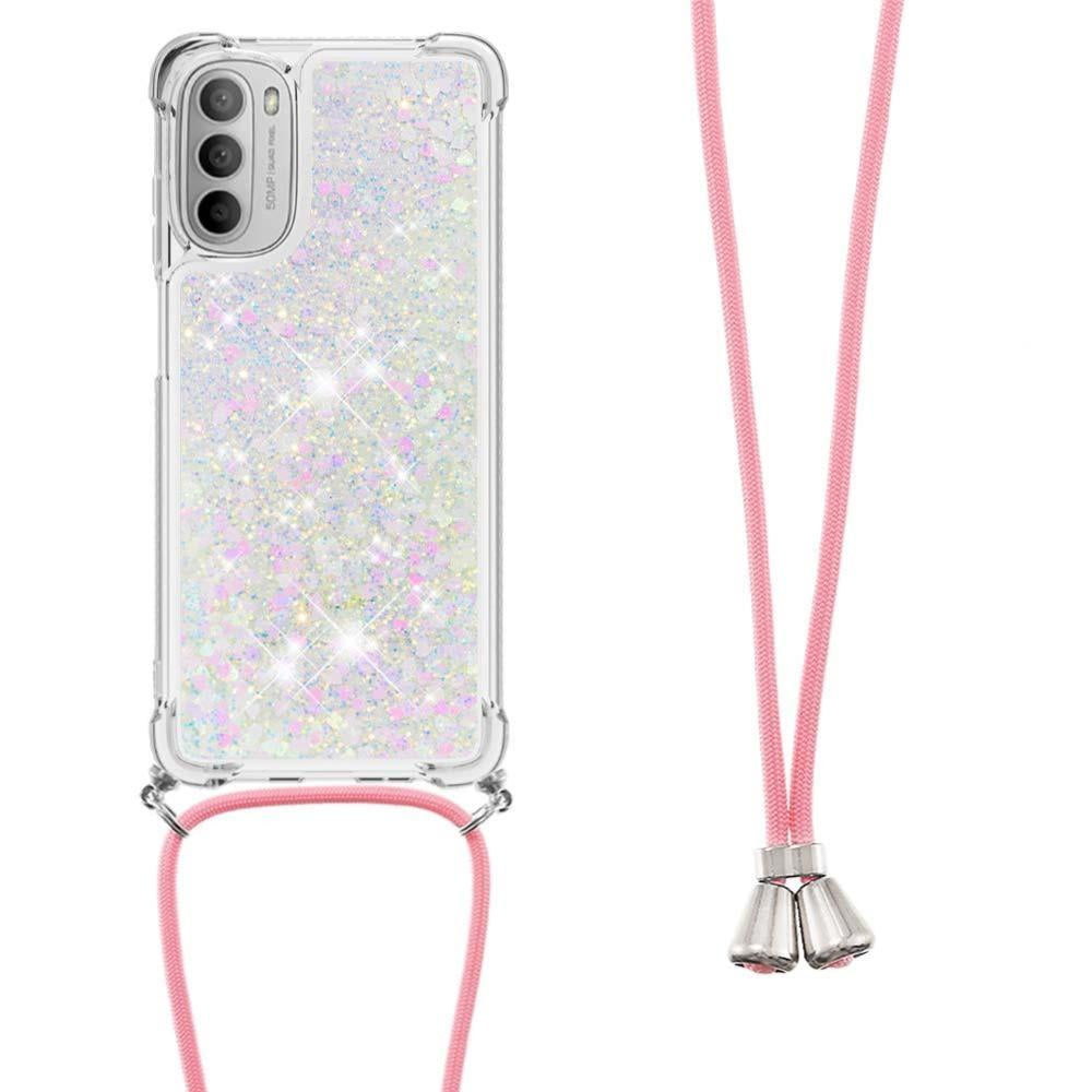Funda FOXDOCK para Motorola Moto G 5G 2022 con Cuerda Ajustable, Brillo ...