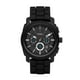 Fossil Men's Machine Chronograph, Black-Tone Stainless Steel Watch ...