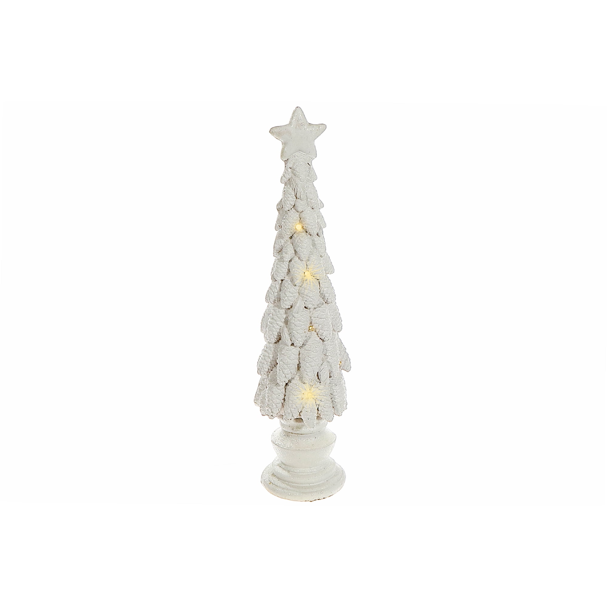 Click here for Ih Casadécor Led Magnesia White Pinecone Tree prices
