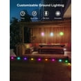 APPECK Outdoor Ground Lights 15 Pack, Smart RGBICW Pathway Lights, IP67 ...