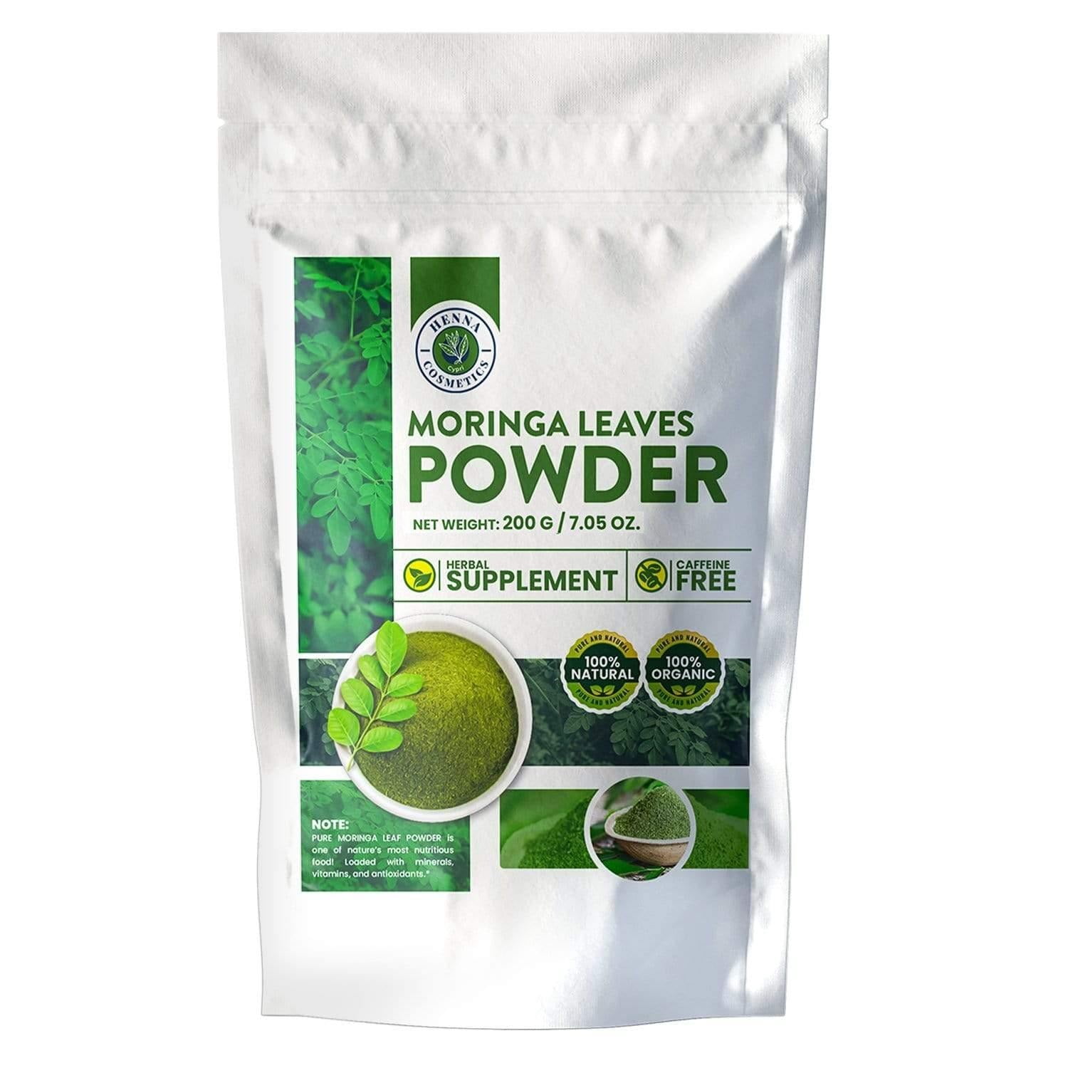 Moringa Leaves Powder for Smoothies, Drinks and Tea 200 Grams (7.05 oz ...