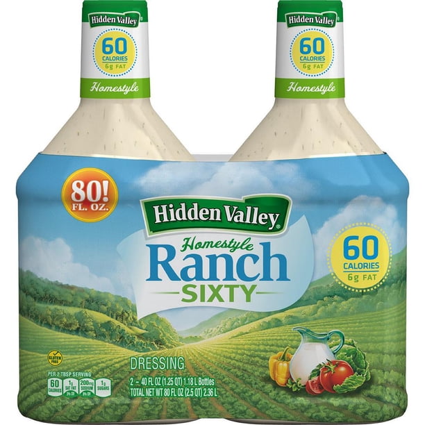 Hidden Valley Original Ranch Homestyle Salad Dressing, 2 pk./40 oz ...