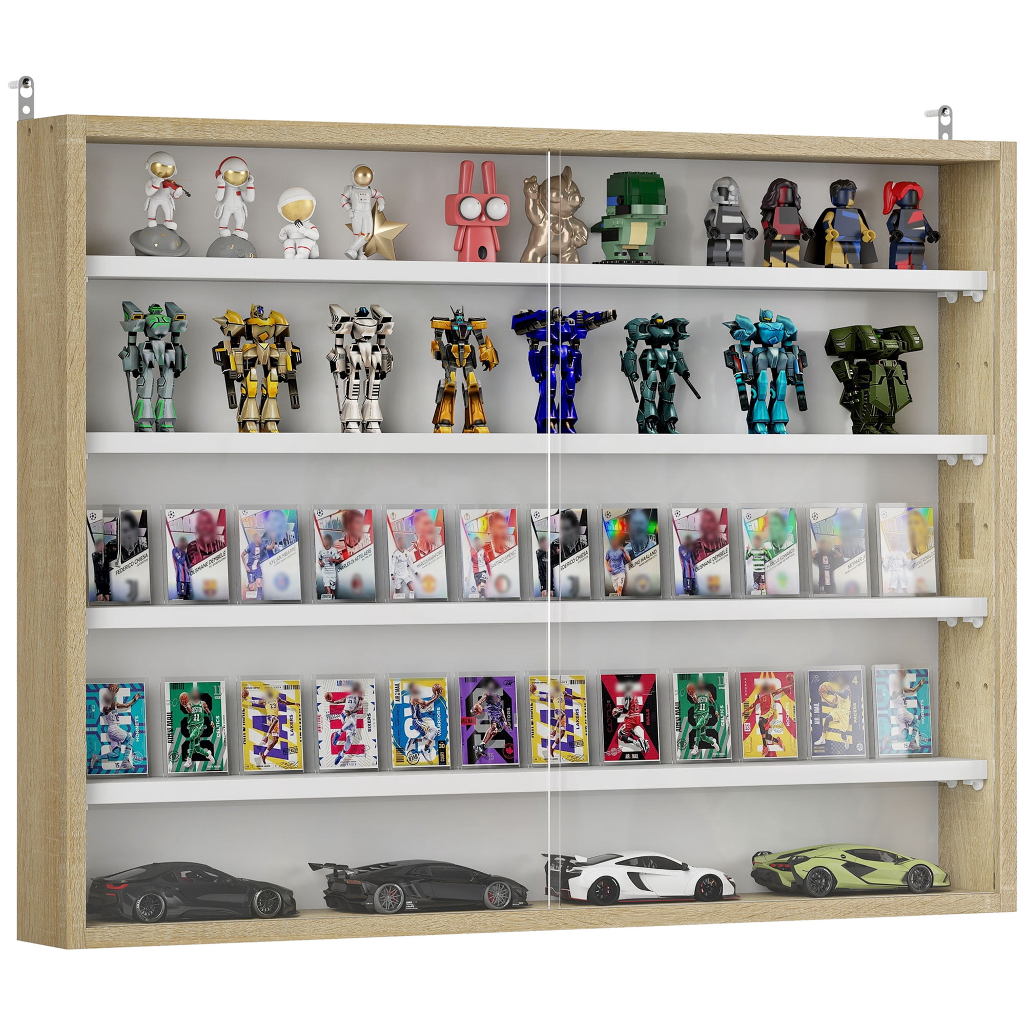 Click here for Homcom 5-Storey Wall Shelf Display Cabinet  Shot G... prices
