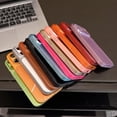 Colorful Aurora CD Pattern Camera Protect Phone Case for iPhone (Dark ...