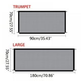 Pets Dog Cat Baby Safety Gate Mesh Fence Portable Guard Zipper Net Home ...