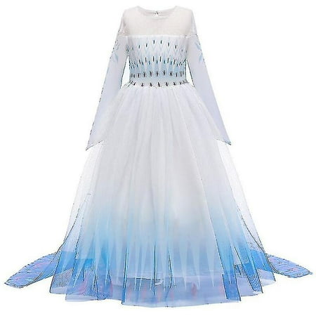 Kids Girl Frozen Queen Elsa Princess Dress Pageant Birthday Party Prom ...