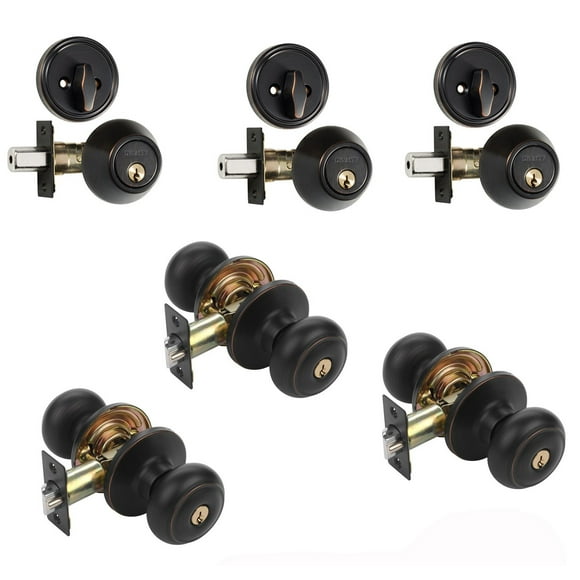 Entry Door Lock Sets With Same Key
