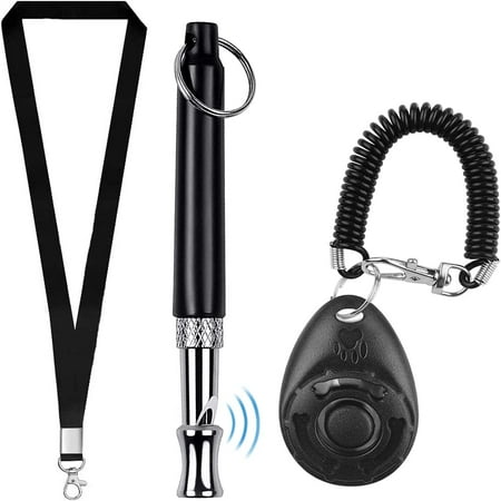 NETSENG Ultrasonic Dog Bark Whistle and Training Clicker, Dog Treat and ...