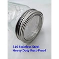 Mesh Strainer Sprouting Lids 316 Stainless Steel for Wide Mouth Mason ...