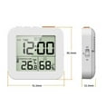 XYRSRUW Hygrothermograph, LCD Digital Display Humidity Monitor with ...