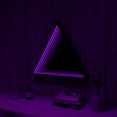 Ozarke 3D Triangle Infinity Mirror Light, LED Wall Mirror RGB - Large ...