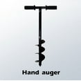 Handheld Manual Digger Post Hole Drill Bit Spiral Garden Ground Auger ...