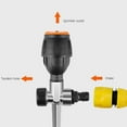 360 Degree Automatic Rotating Garden Sprinkler With Ground Insert And 4 ...