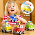 Lucky Doug Press and Go Car Toys for Toddlers Ages 1-3, Toddlers ...