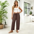 AzureSilk Wide Leg Pants For Women Palazzo Trousers With Pockets Summer ...