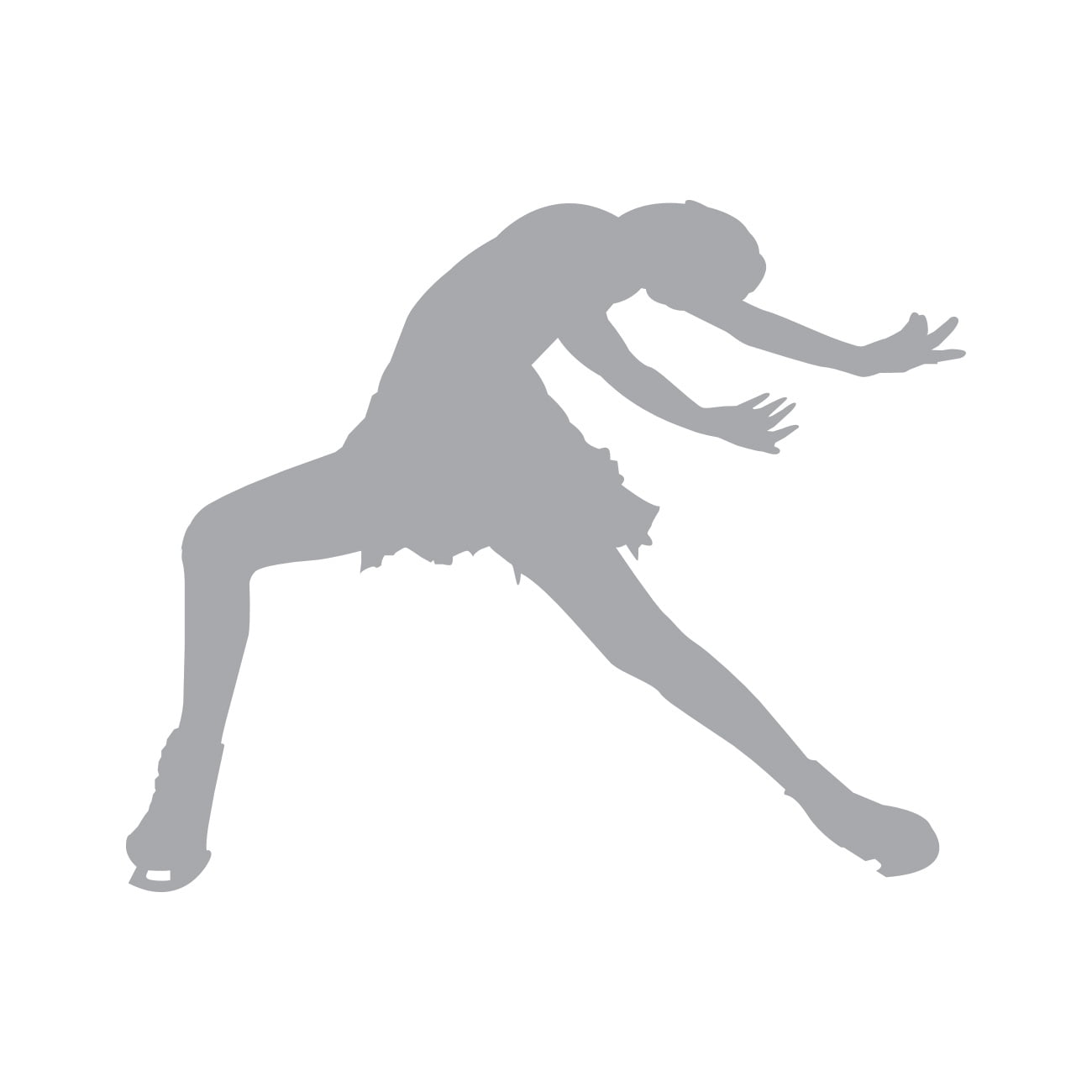 Figure Skater Sticker Decal Die Cut - Self Adhesive Vinyl ...