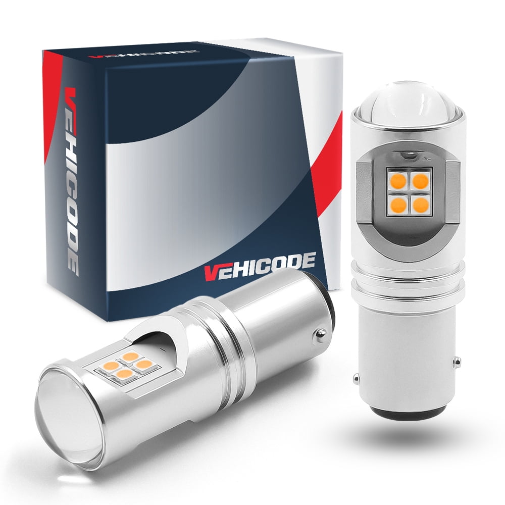 VEHICODE 1157 LED Bulb Amber Yellow 1157A 1157NA 2057A 2357A 2357NA ...