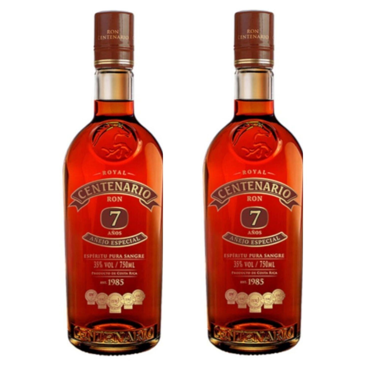 Pack de 2 Ron Royal Centenario 7 años 750 ml Royal Centenario 7 años ...