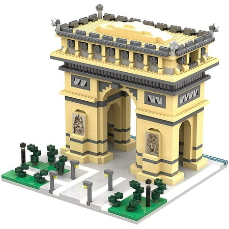 Micro Mini Blocks Arc De Triomphe Building Model Set (2020 Pieces) Famous Architecture Toys ...