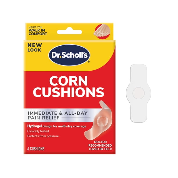 Dr. Scholl's Corn Cushions Hydrogel Tech Relieves Shoe Pressure ...
