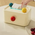 Dopamine Style Desktop Tissue Box Cute Colored for Living Room Coffee ...
