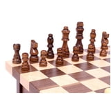 AmishToyBox.com Deluxe Chess/Checkers Wooden Game Board Set - with ...