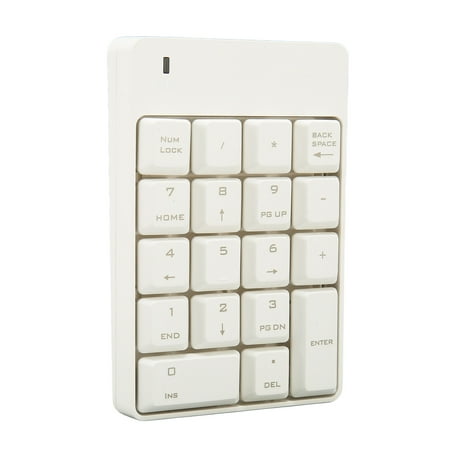 Number Pad, Numeric Keypad Numpad 18 Keys 2.4G Keypad Soft Press Touch ...