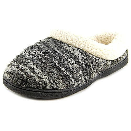 Dearfoams - Dearfoams Memory Foam Slippers Women US 5 Black Slipper ... Dearfoams - Dearfoams Memory Foam Slippers Women US 5 Black Slipper ...