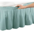 Collections Etc - Adjustable Queen/King Size Easy Fit Elastic Bed Skirt ...