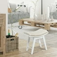 Free Shipping! Topbuy Modern Dressing Makeup Stool w/ Concave Seat ...