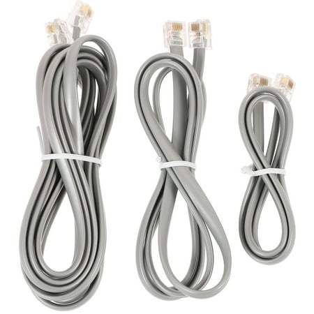 3pcs Telephone Extension Cord Phone Cable Landline Phone Wire Line ...