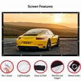 Vabogu Projector Screen 150 inch, 4K Movie Projector Screen 16:9 HD ...