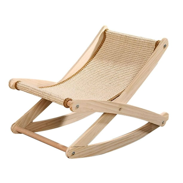 Cat Rocking Chair Cat Hammock Bed Modern Sisal Scratcher Grind Claws ...