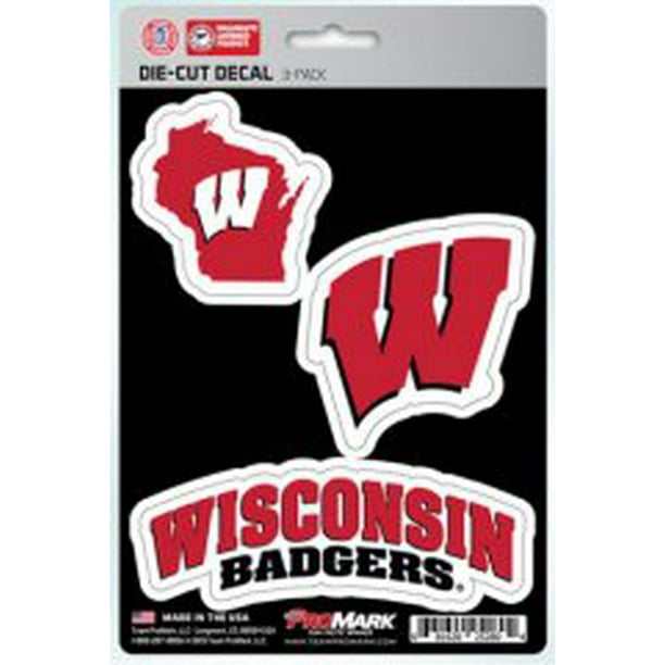Wisconsin Badgers Team Decal Set - Walmart.com - Walmart.com