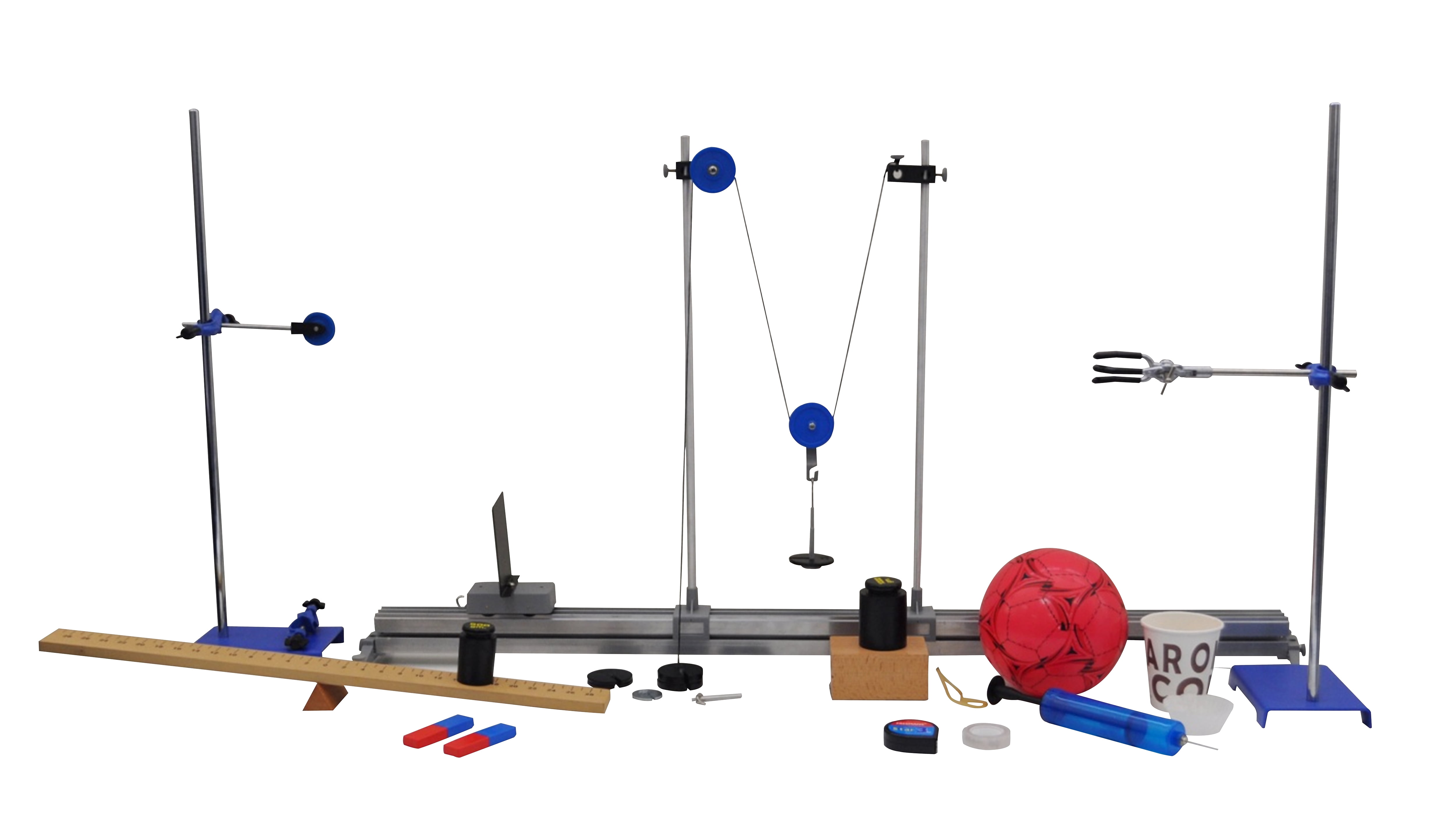 46pc Mechanics Equipment Set - Essential Items for Physics Mechanics Experiments - Eisco Labs ...
