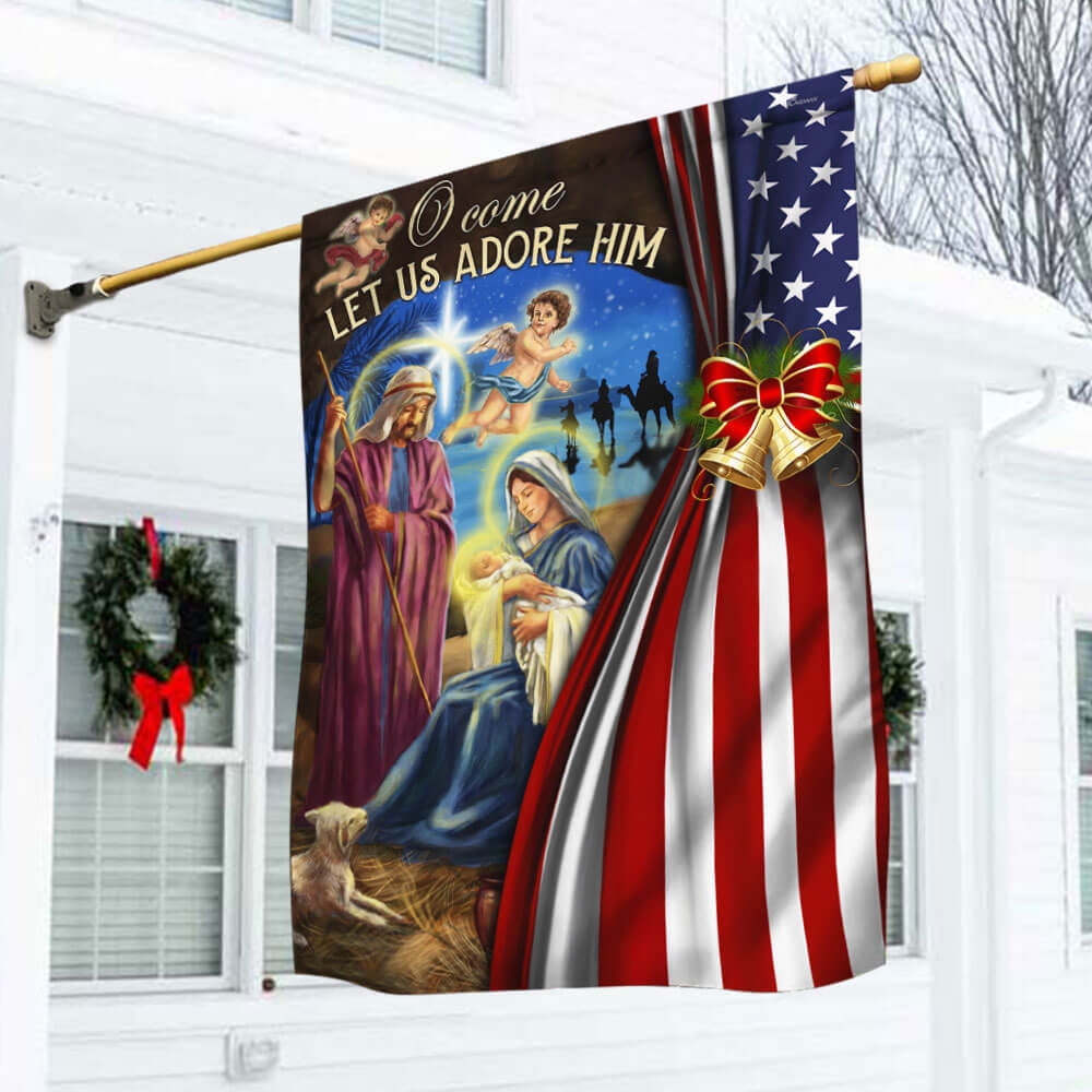 FLAGWIX Christmas House Flag - Jesus Is Born Christmas Flag THB3501Fv1 ...