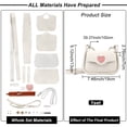 DIY Imitation Leather Heart Pattern Women's Crossbody Bag Kits with ...
