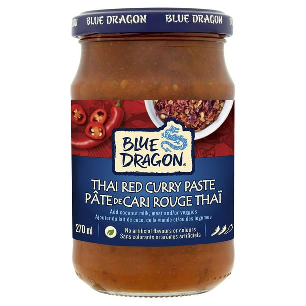 Blue Dragon Thai Red Curry Paste, 270 mL - Walmart.ca