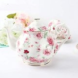 BTaT- Floral Tea Pot, Porcelain Teapot, 38 oz, Floral Teapot - Walmart.com
