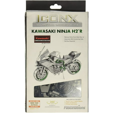 Metal Earth 3D Model Kit?–?5061301?Iconx?–?Kawasaki Ninja 12.19?x 5.08 ...