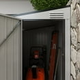 Outsunny Steel Garden Outdoor Metal 4' x 6' Locking Storage Shed ...