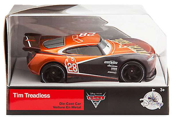 Disney Cars Cars 3 Tim Treadless Diecast Car - Walmart.com