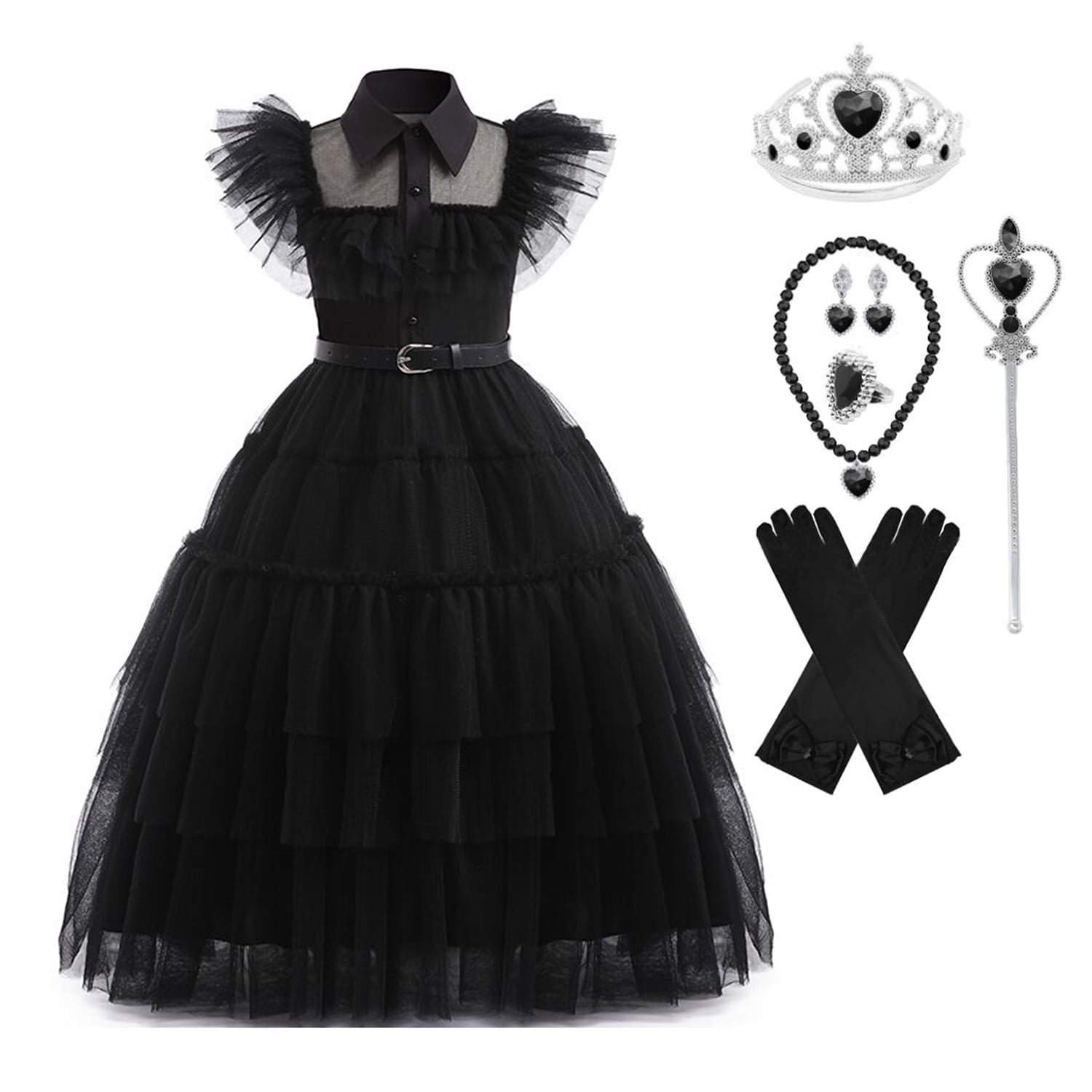 Click here for Kawell Wednesday Addams Dress For Girls Wednesday... prices
