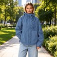 Wutalume Fall Jackets for Women Hooded — Leopard Print Moisture ...