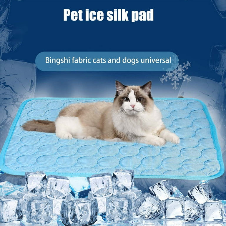 Dog Cooling Mat Cooling Mat for Dogs Dogs Self Cooling Bed Cool Pads for Pets Summer Sleeping Kennel Mat Washable and Non slip Breathable Blanket