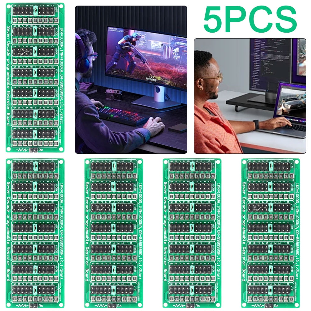 Placa resistencia 7 décadas módulo SMD programable 1R-9999999R/1R 5 uds. | Walmart en línea