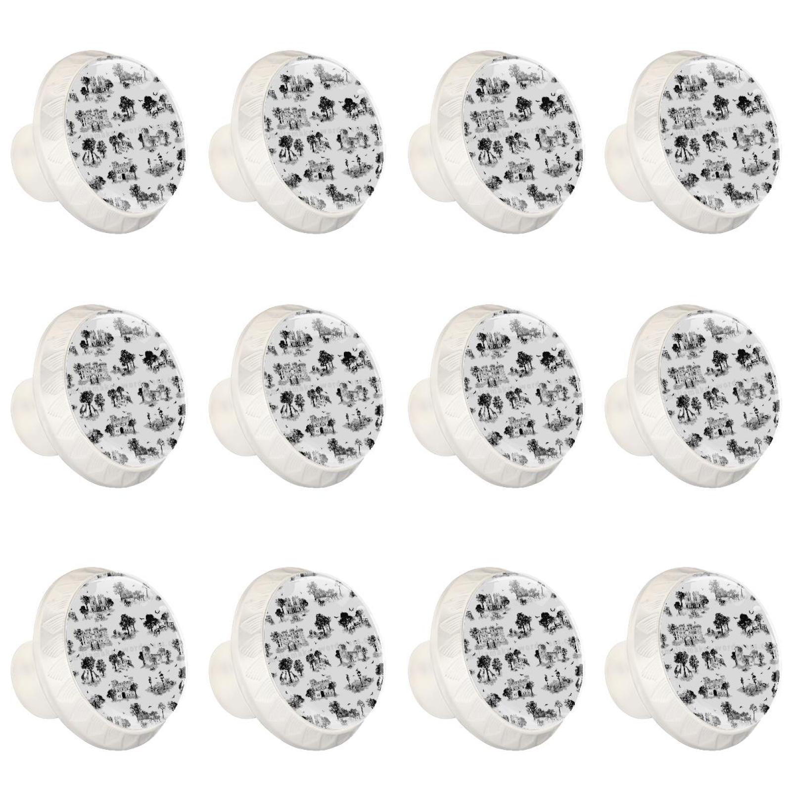 12 Pcs Castle Knobs for Kitchen Cabinet Cupboard Dresser Bookcase ...