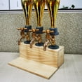 Bar Beverage Dispenser Holder Alcohol Drink Pourer Divider 3 Heads ...