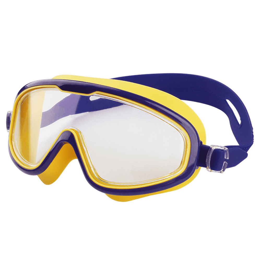 Kids Snorkel Diving Mask, 180° Panoramic Swim Mask Anti-Fog Tempered ...